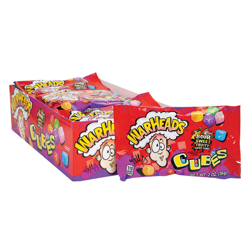 Warheads Chewy Cubes Sour Candy - 15 Count – CandyDirect.com