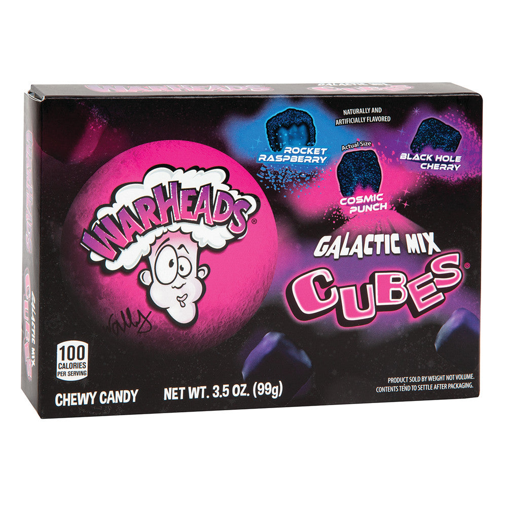 Warheads Galactic Cubes Sour Candy Theater Box - 12 Count – CandyDirect.com