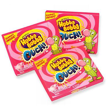 Hubba Bubba Ouch Bubble Gum - 10 Packs – CandyDirect.com