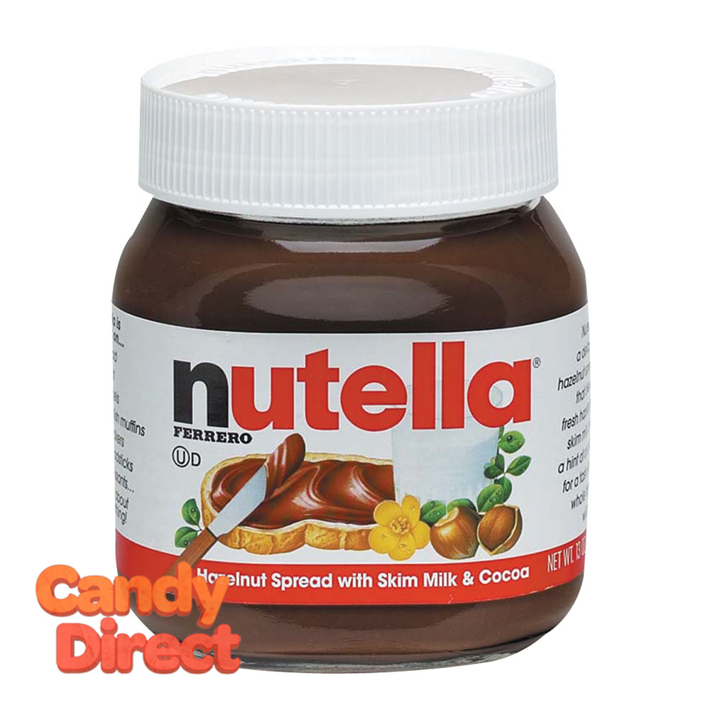 Nutella Jar Spread 13oz - 15ct – CandyDirect.com