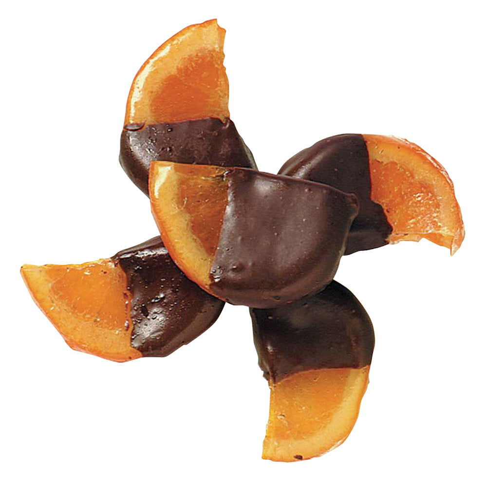 Dark Chocolate Half Dipped Orange Candy - 5 LB – CandyDirect.com