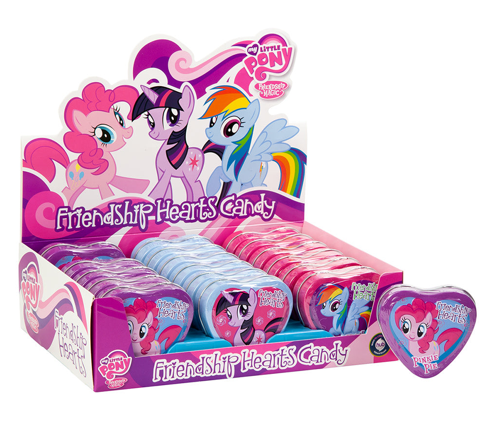 My Little Pony Friendship Hearts Candy Tin - 18 Count – CandyDirect.com