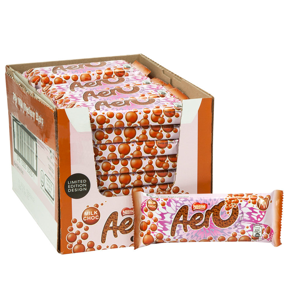Nestle Aero Milk Chocolate Candy Bar - 24 Count – CandyDirect.com