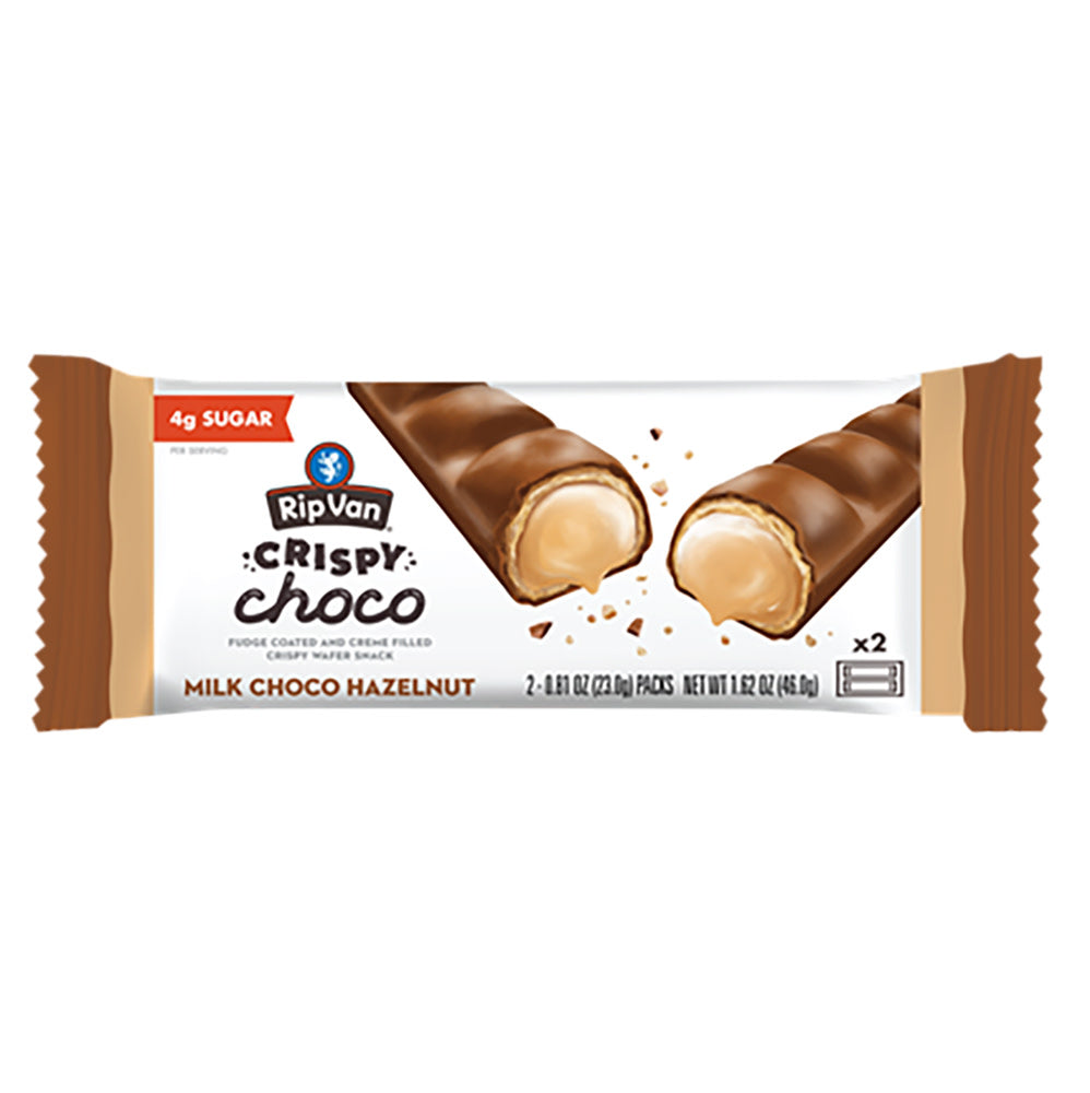 Rip Van Vanilla Crispy Milk Chocolate Hazelnut Candy Bar - 12 Count ...