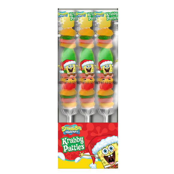 Spongebob Krabby Patty Kabob Candy - 12 Count – CandyDirect.com