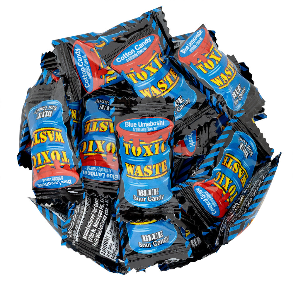 Toxic Waste Sour Blue Hard Candy Bulk - 6.61 LB – CandyDirect.com
