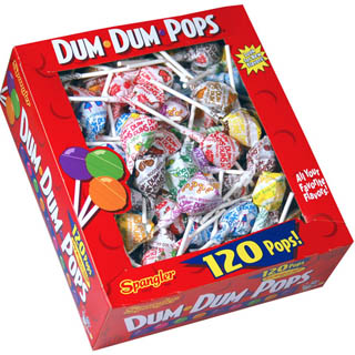 Dum Dum Pops - Blue Raspberry 1lb Tub – CandyDirect.com