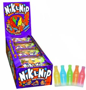 Nik-L-Nips Wax Bottles - 18ct – CandyDirect.com