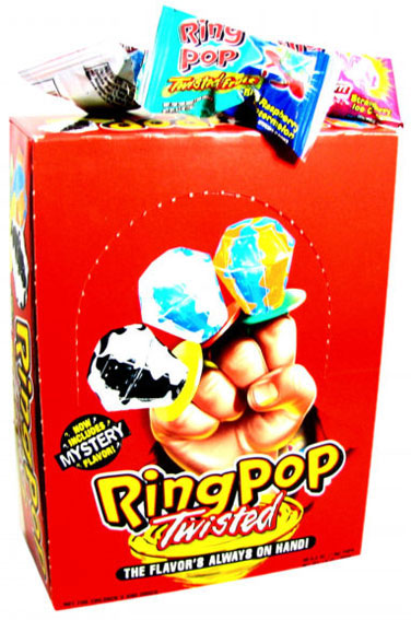 Ring Pops Twisted - 24ct Box – CandyDirect.com