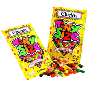 Tiny Size Chiclets Fruit Flavor Gum - 20ct – CandyDirect.com