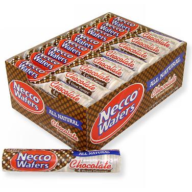 Necco Wafers - Chocolate 24ct – CandyDirect.com