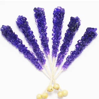 Grape Rock Candy Sticks - Unwrapped 120ct – CandyDirect.com
