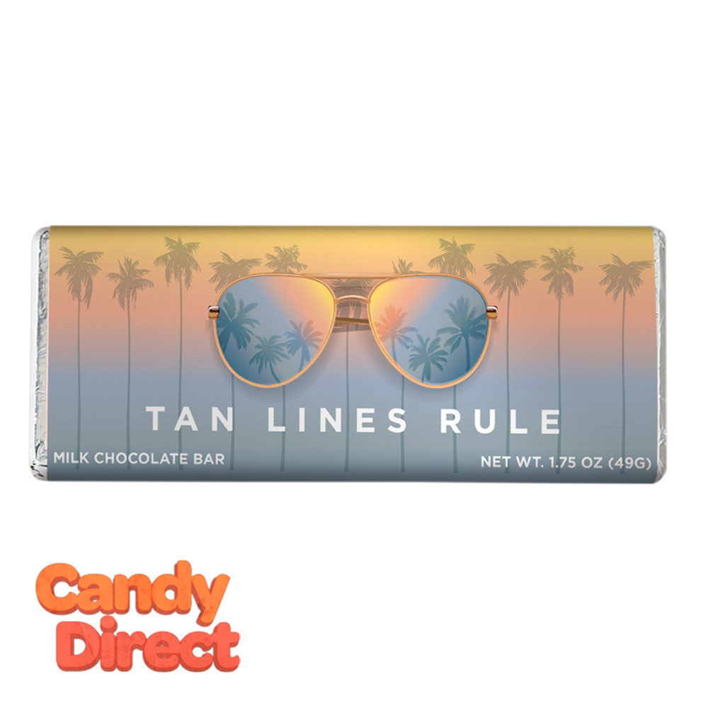 Amusemints Milk Chocolate Tan Lines Rule 1.75oz Bar - 24ct ...