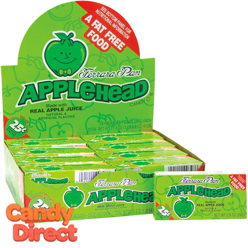 AppleHead Candy - 24ct Boxes – CandyDirect.com