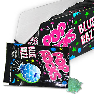 Blue Razz Pop Rocks - 24ct – CandyDirect.com
