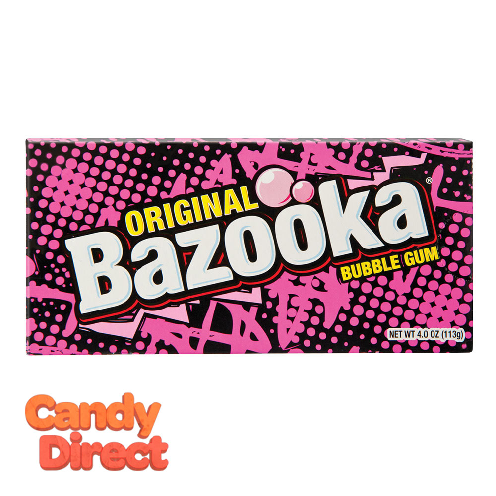 Bazooka Gum Original Theater Box4oz - 12ct – CandyDirect.com
