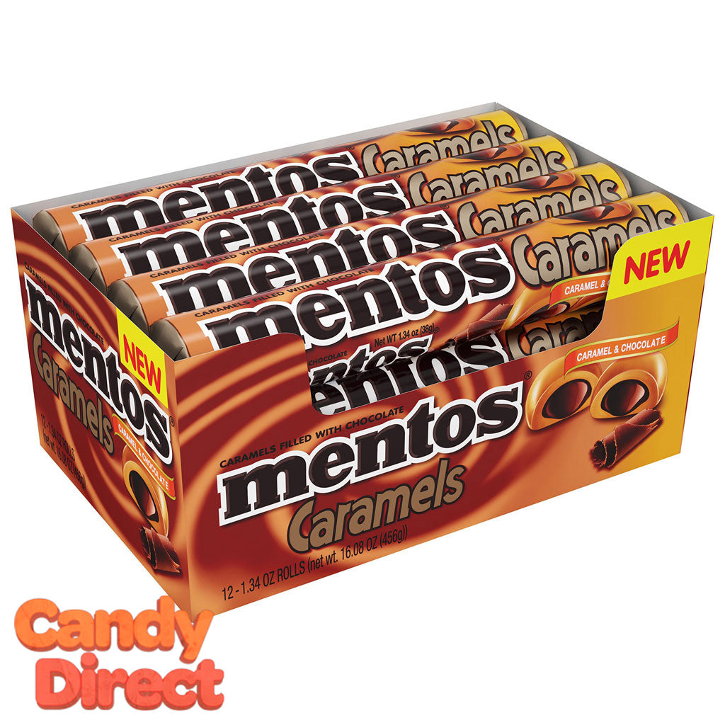 Caramel Mentos Mink Chocolate - 12ct – CandyDirect.com