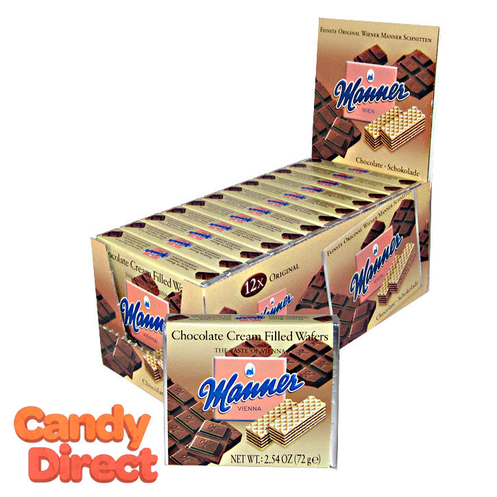 Chocolate Manner Cream-Filled Wafers - 12ct – CandyDirect.com