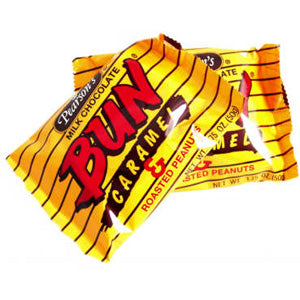 Bun Bars Caramel & Peanuts - 24ct – CandyDirect.com