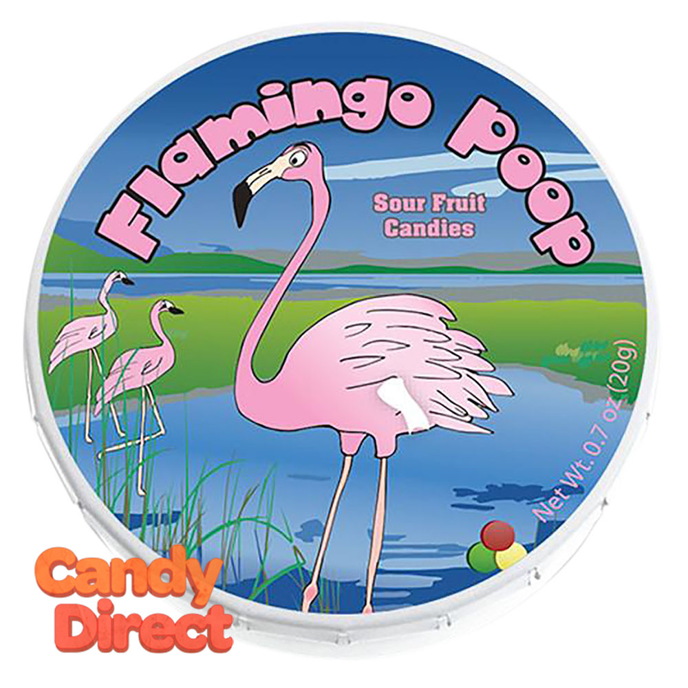Fruit Candy Amusemints Flamingo Poop Sour - 24ct – CandyDirect.com