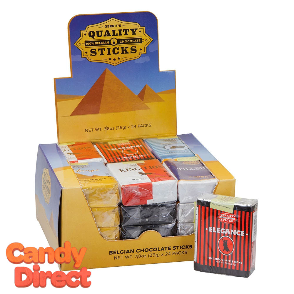 Gerrit's Milk Chocolate Quality Sticks Cigarettes - 24ct – CandyDirect.com