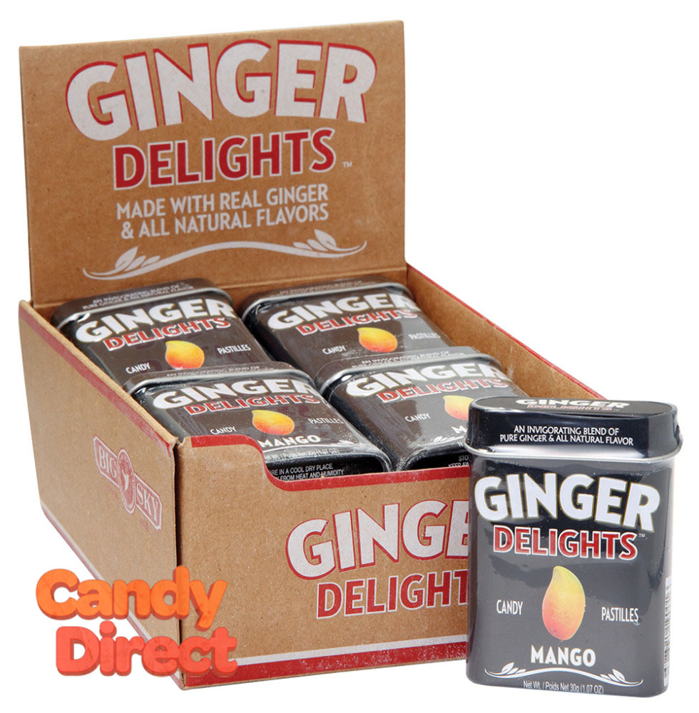 Ginger Mango Delights Delights 1.07oz Tin - 12ct – CandyDirect.com