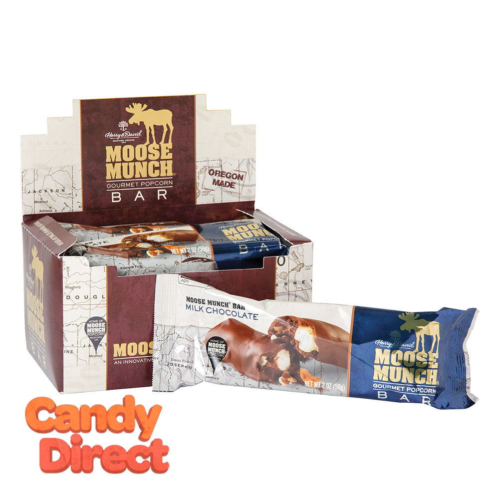 Harry & David Munch Milk Chocolate Moose 2oz Bar - 6ct – CandyDirect.com