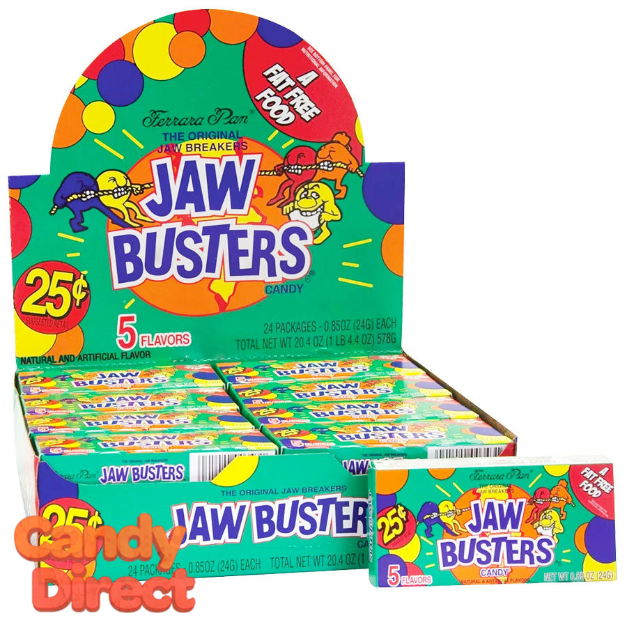 Jaw Busters Jawbreakers Candy - 24ct Boxes – CandyDirect.com
