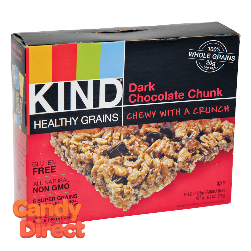 Kind Dark Chocolate Chunk Granola Bar 5-Piece 6.2oz Box - 8ct ...