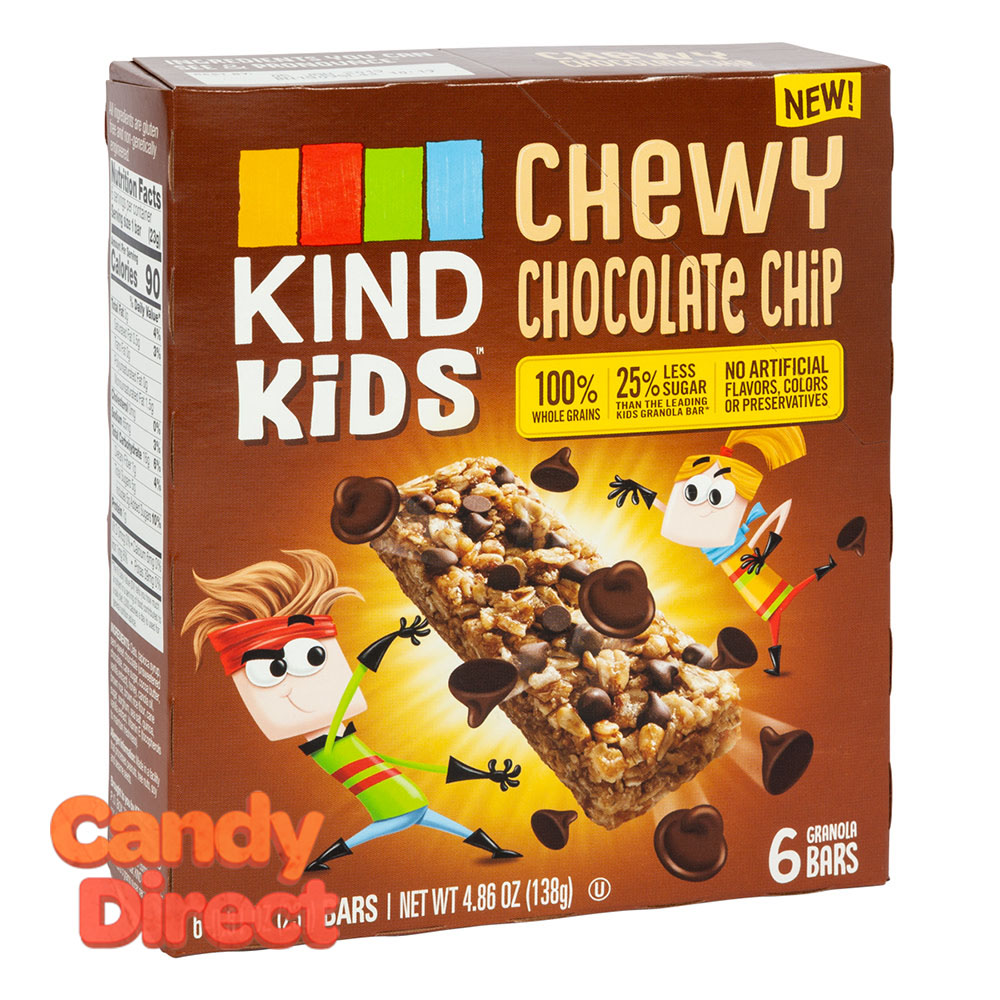 Kind Kids Chewy Chocolate Chip Bar 4.86oz Box - 8ct – CandyDirect.com