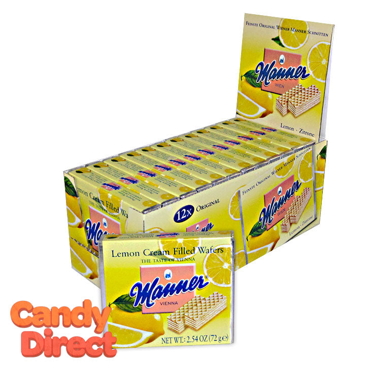 Lemon Manner Cream Wafers - 12ct – CandyDirect.com