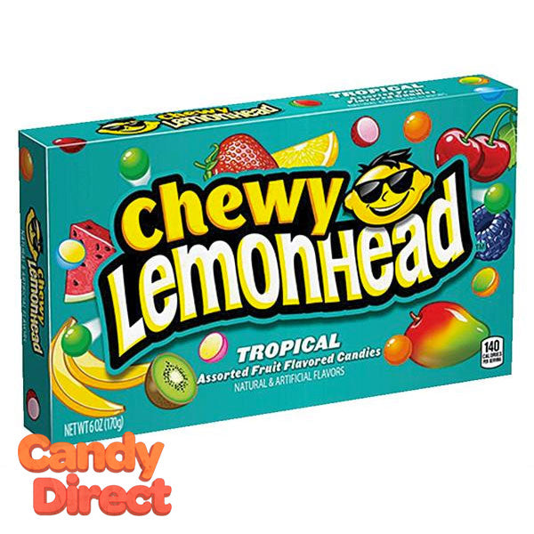 Lemonhead Chewy Tropical Theater Box - 12ct – CandyDirect.com