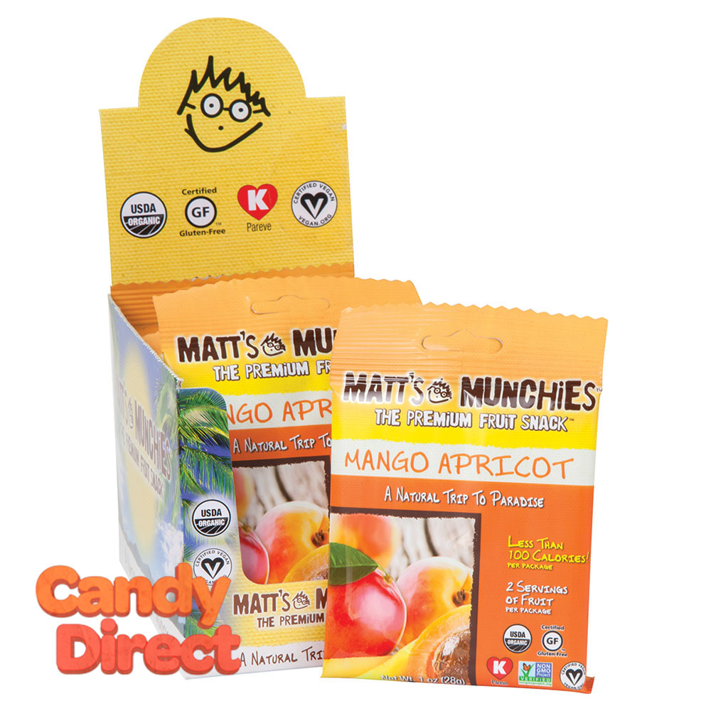 Matt's Mango Apricot Munchies 1oz - 12ct – CandyDirect.com