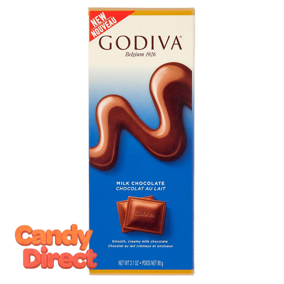 Milk Chocolate Godiva Tablet Bars - 10ct – CandyDirect.com