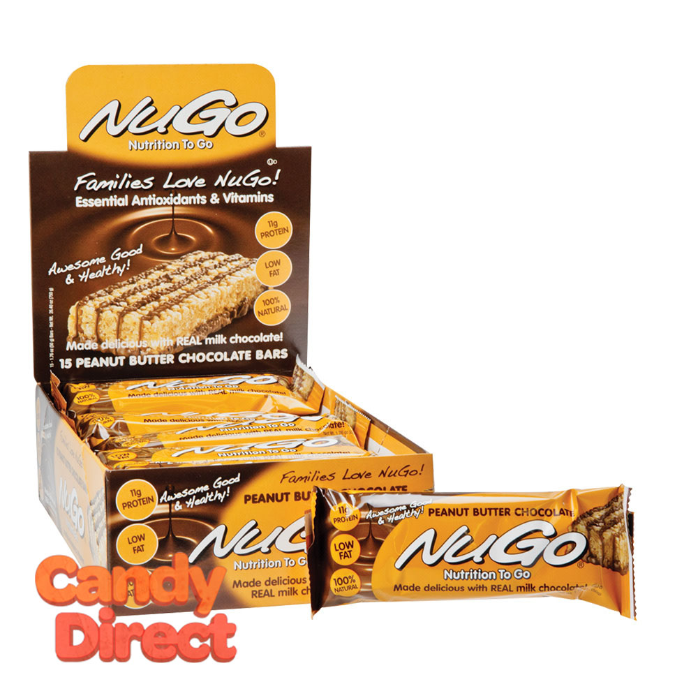 Nugo Protein Bar Peanut Butter 1.76oz - 15ct – CandyDirect.com