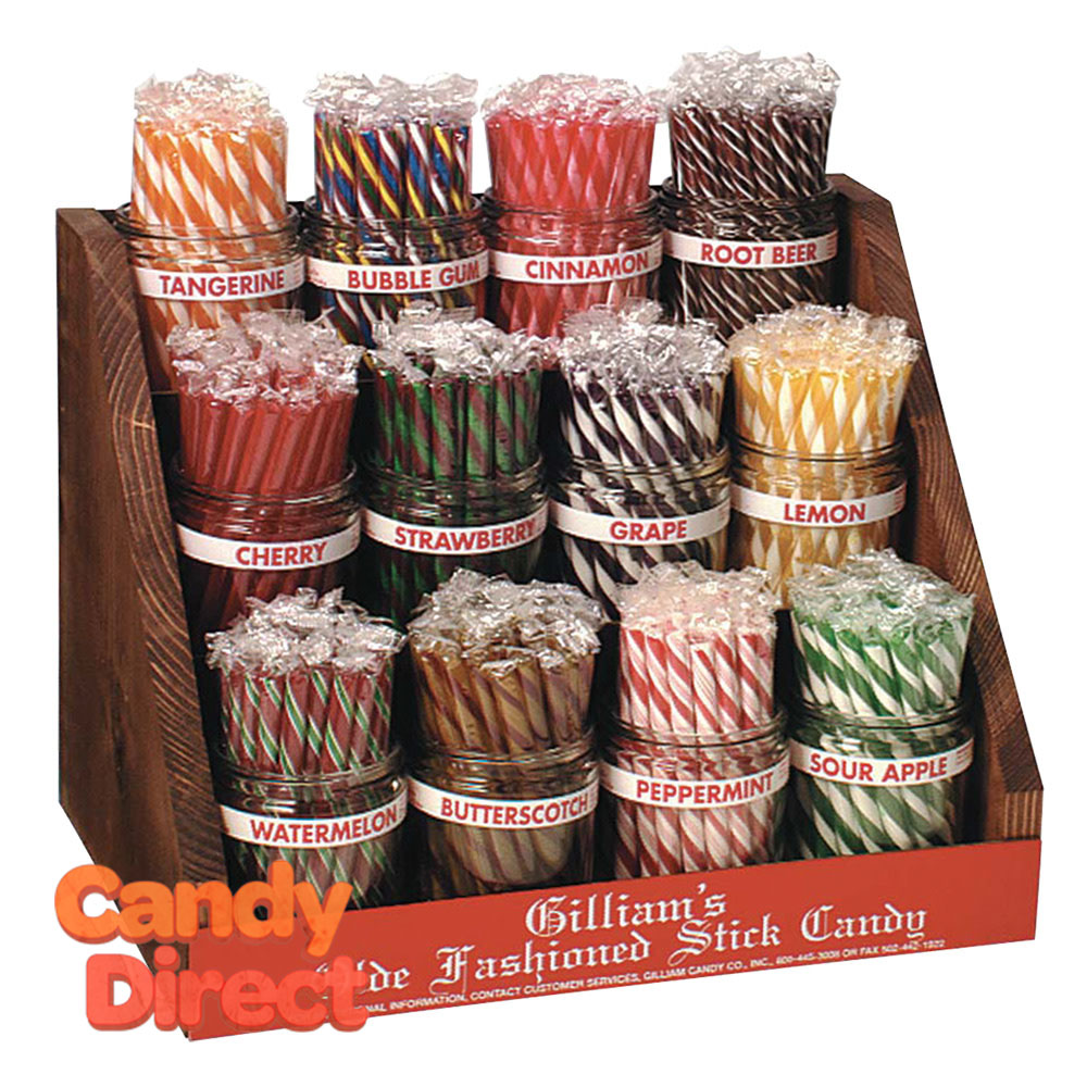 Old-Fashioned Sticks Display With Jars - 1ct – CandyDirect.com