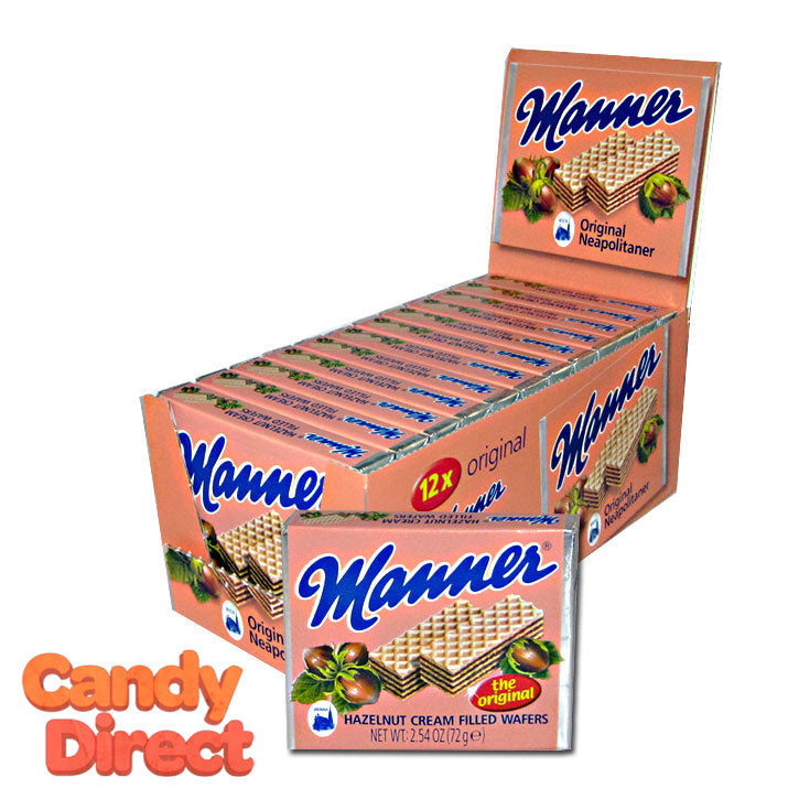 Original Manner Hazelnut Neapolitan Wafers - 12ct – CandyDirect.com