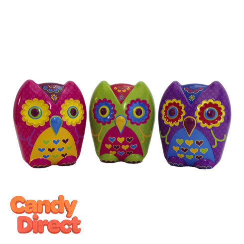Owl Candy Tins Hootencandy - 12ct – CandyDirect.com