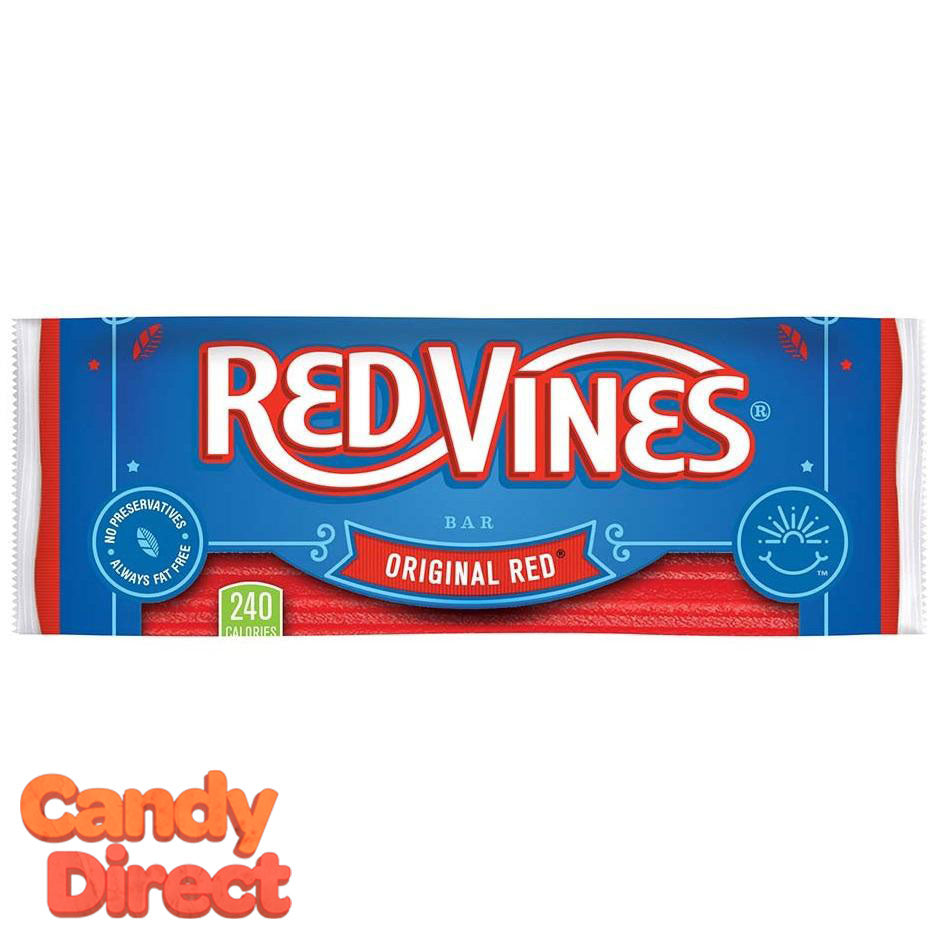 Red Licorice Candy Bars Red Vines - 16ct – CandyDirect.com