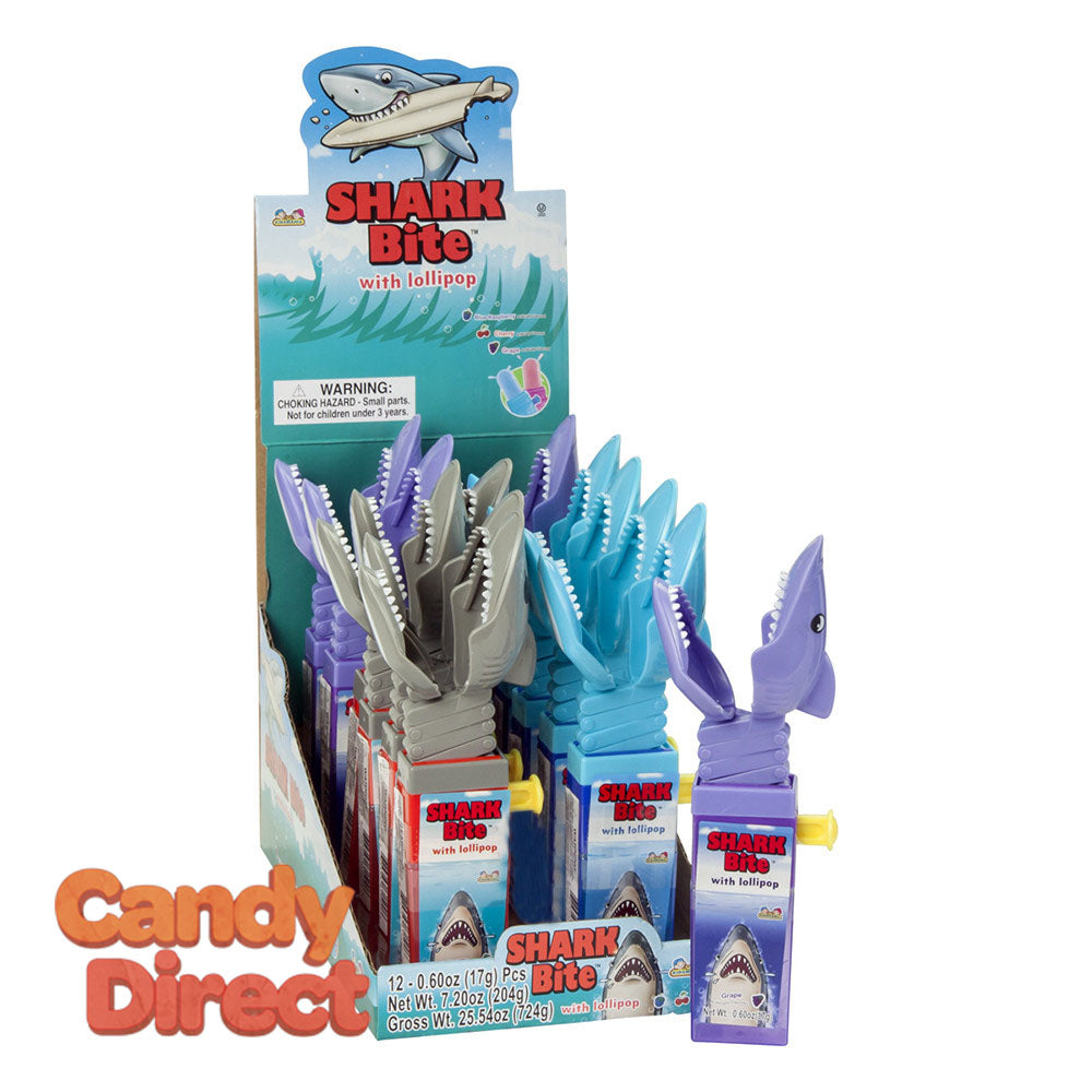 Shark Bite Lollipop 0.6oz - 12ct – CandyDirect.com