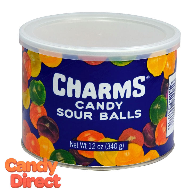 Sour Balls Candy Charms - 12ct Tins – CandyDirect.com