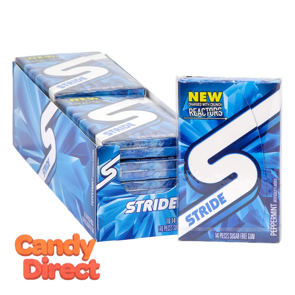 Stride Gum Peppermint - 10ct – CandyDirect.com
