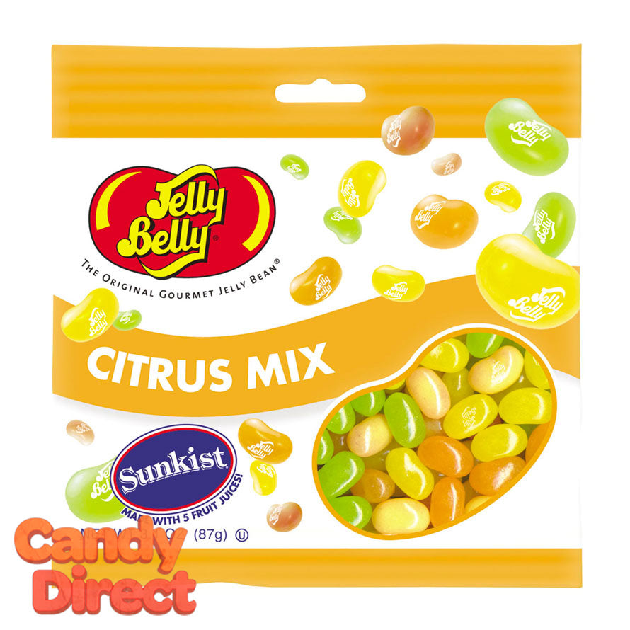 Jelly Belly Sunkist Citrus Mix Jelly Beans Bags - 12ct – CandyDirect.com