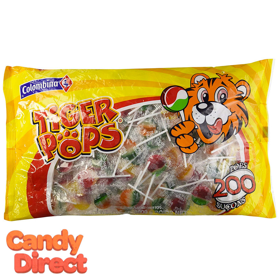 Tiger Pops - 4.4lb Bulk – CandyDirect.com