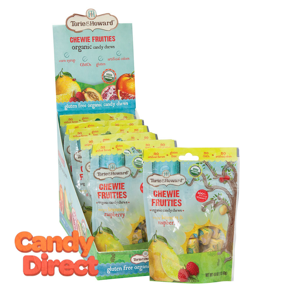 Torie & Howard Chewie Fruities Lemon Raspberry 4oz Pouch - 6ct ...