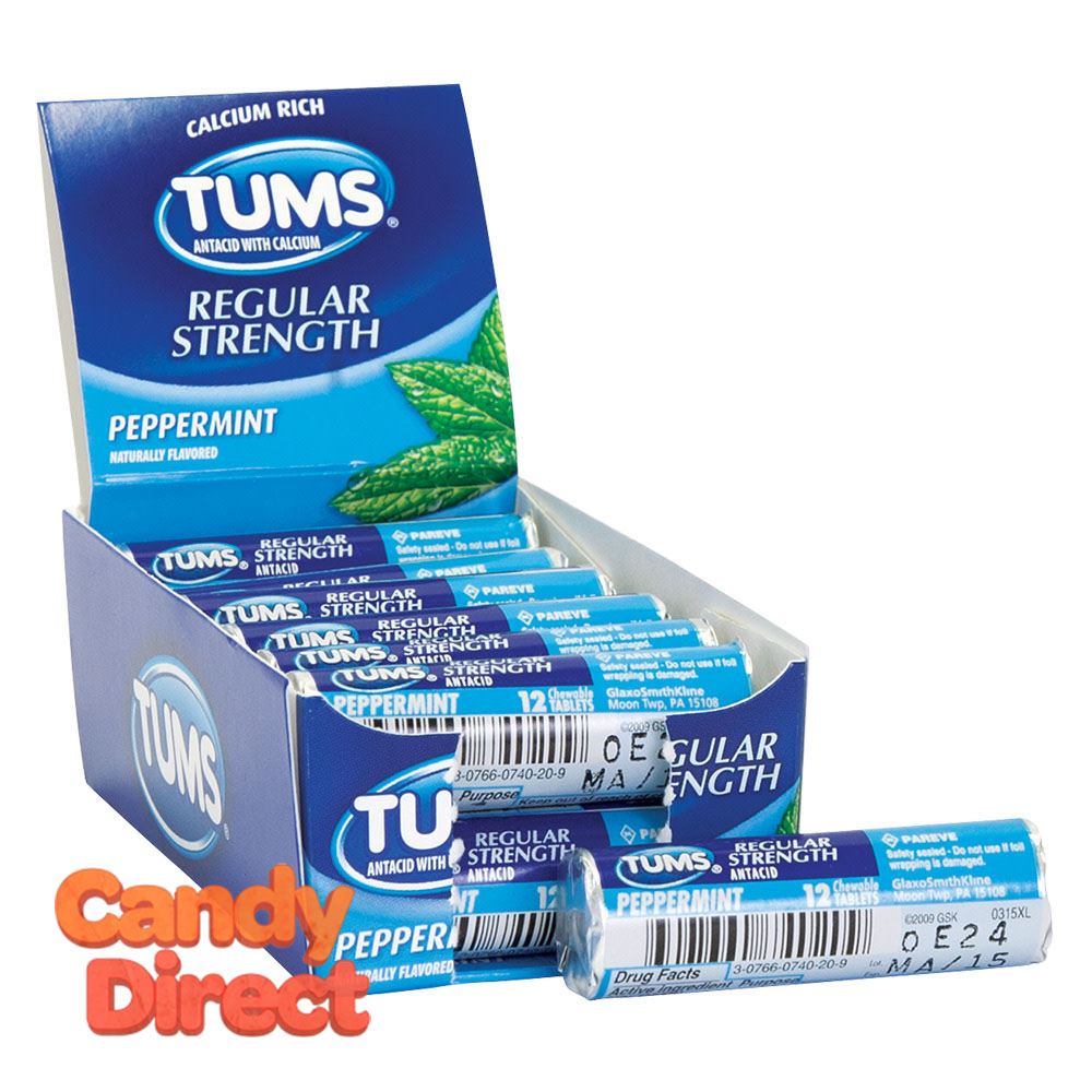 Tums Roll Peppermint - 12ct – CandyDirect.com