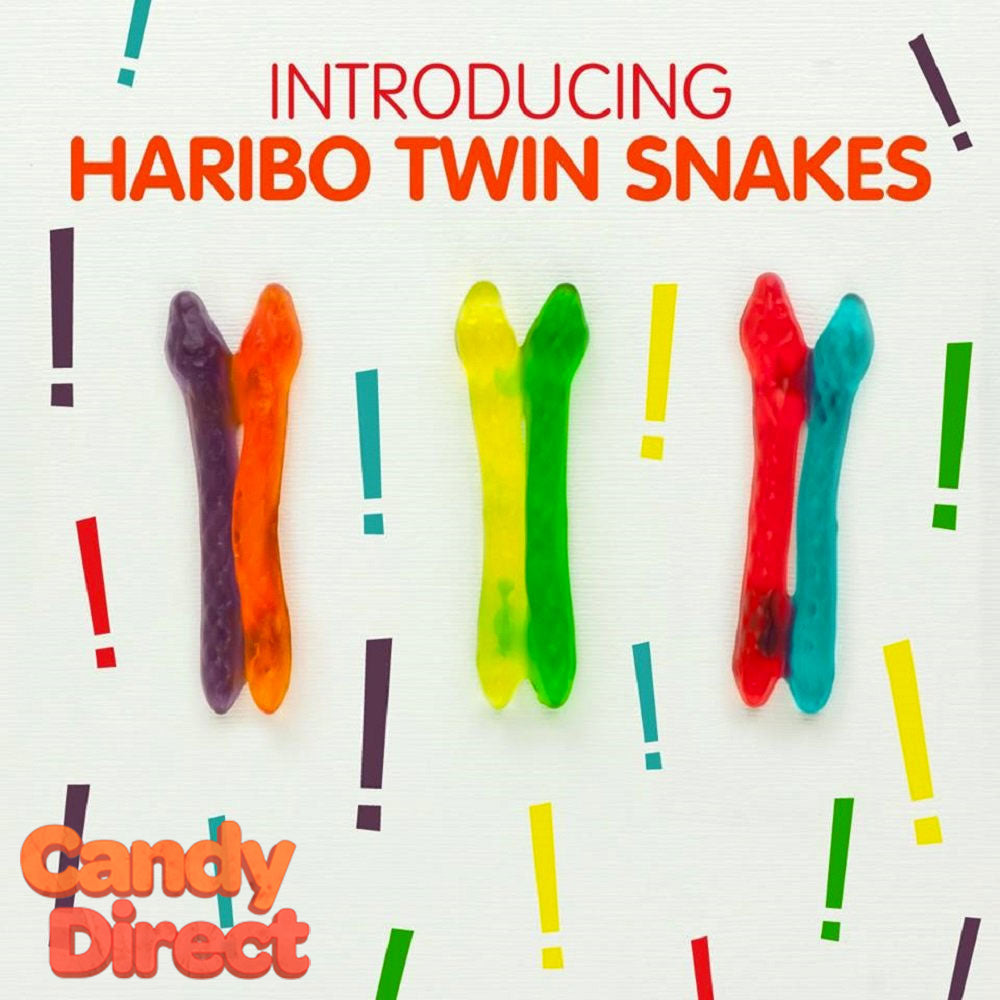 Twin Snakes Haribo Gummi Candy 5oz Bag - 12ct – CandyDirect.com