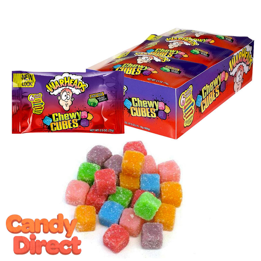 Warhead Sour Chewy Cubes - 15ct – CandyDirect.com